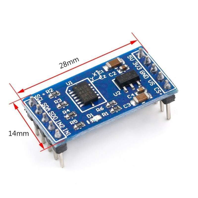 Jual Modul Sensor Accelerometer Adxl345 3 Axis Gravity Angle 3d Adxl 0687