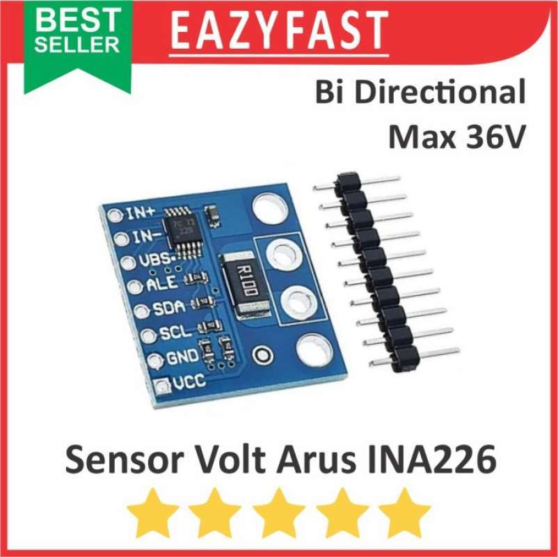 Jual Modul Sensor Arus Volt Ampere Ina226 Ina 226 I2c Bidirectional Dc