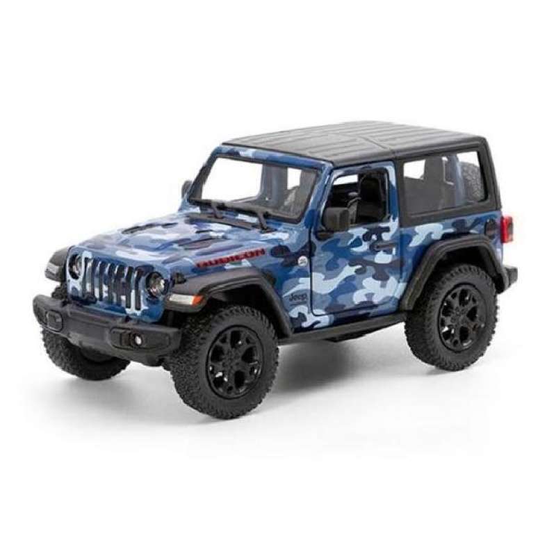 Jual Kinsmart Diecast / Die Cast Metal Jeep Wrangler Camo Blue Edition ...