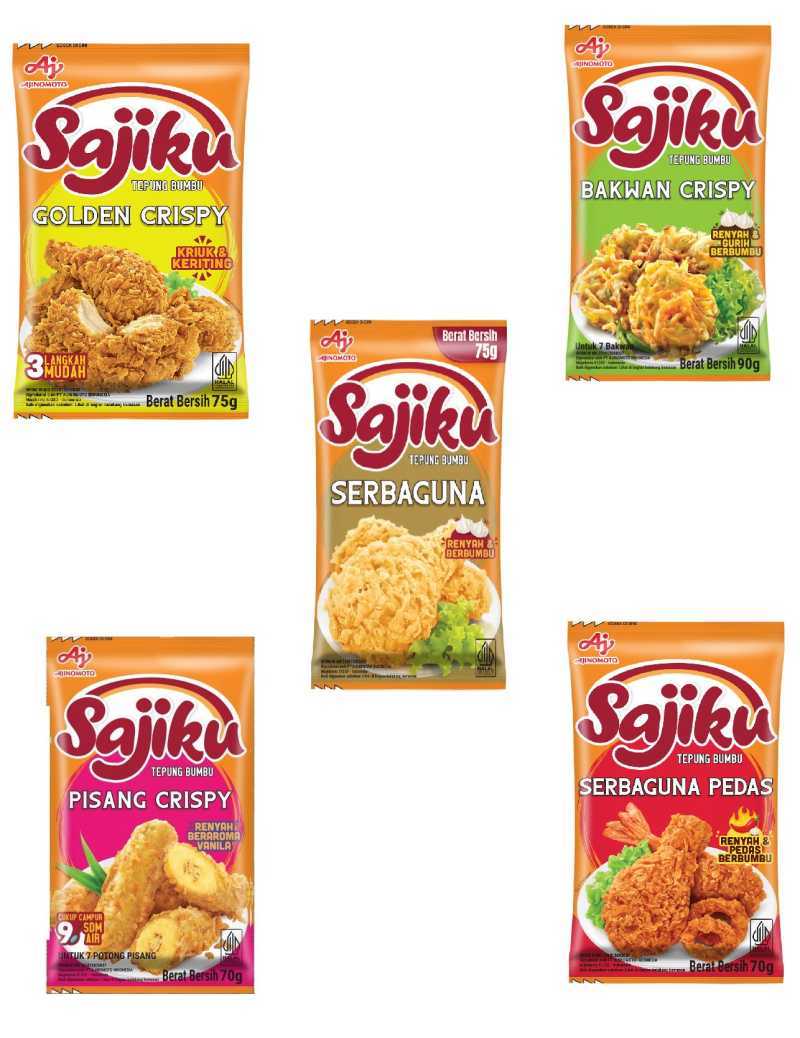 Jual Sajiku Golden Crispy 75 Gr/ Bakwan Crispy 90 Gr / Pisang Crispy 70 ...