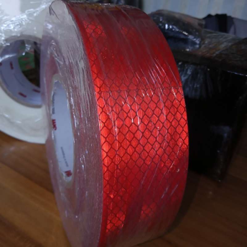 Promo 3m Sticker Sarang Tawon Reflective Tape Egp Scotlite Prismatic-merah Diskon 20% Di Seller ...