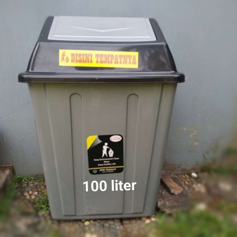 Promo Tempat Sampah Besar 100liter Buka Tutup/tong Sampah Jumbo 100 ... Promo Tempat Sampah Besar 100liter Buka Tutup/tong Sampah Jumbo 100 ...