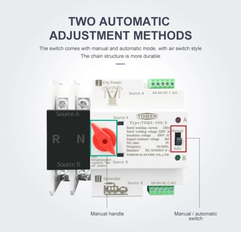 Promo Ats Automatic Transfer Switch Saklar Selector Otomatis Genset Pln ...