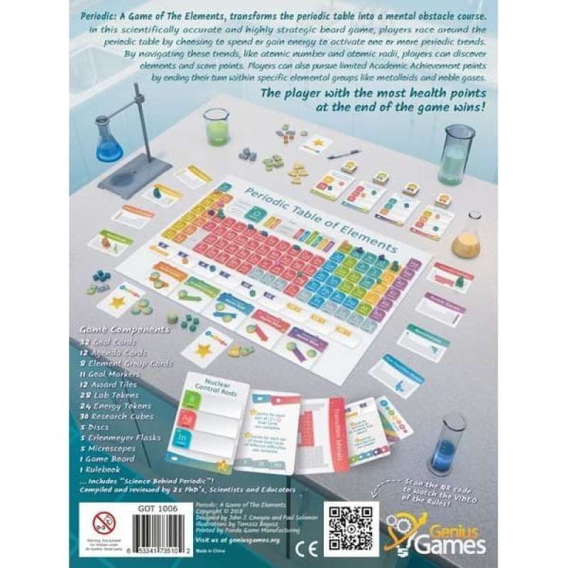 Promo Periodic: A Game Of The Elements Board Game Diskon 50% Di Seller Foryou Shop1234 - Meruya ...