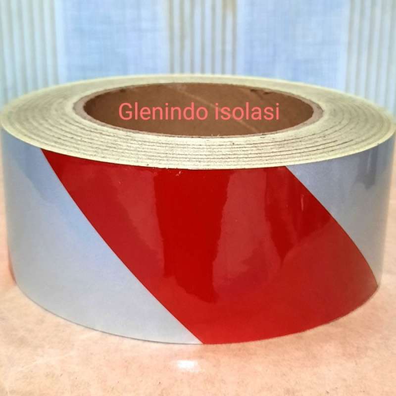 Promo Sticker Reflective Zebra/scotlite Police Line/stiker-scotlight ...