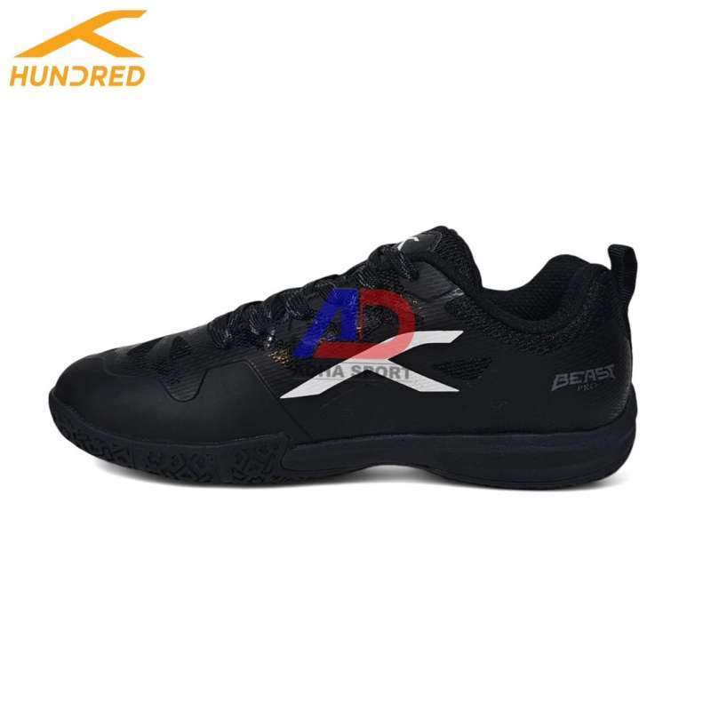 Promo Free Kaos Kaki New Sepatu Badminton Hundred Beast Pro Bulutangkis ...