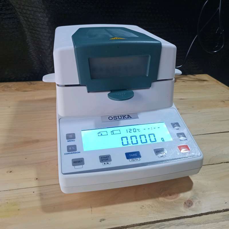 Jual Moisture Analyzer Meter Balance Osuka 110gr X 0.005gr Halogen Buat ...