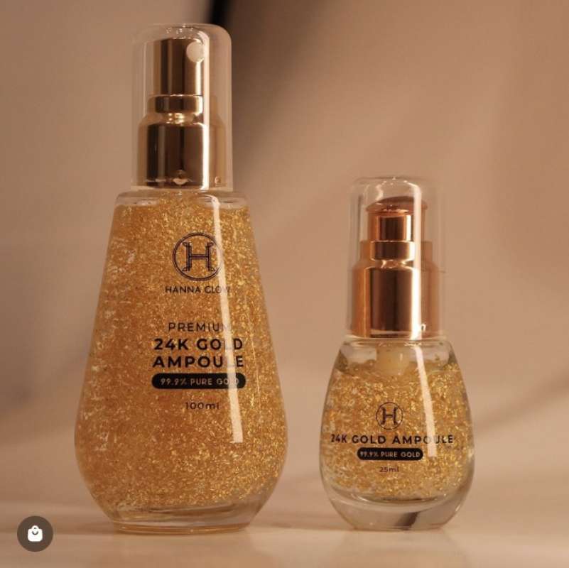 Promo Hanna Glow Serum Gold 24k Ampoule (100ml) Diskon 33% Di Seller Amor One Store - Koja Utara ...