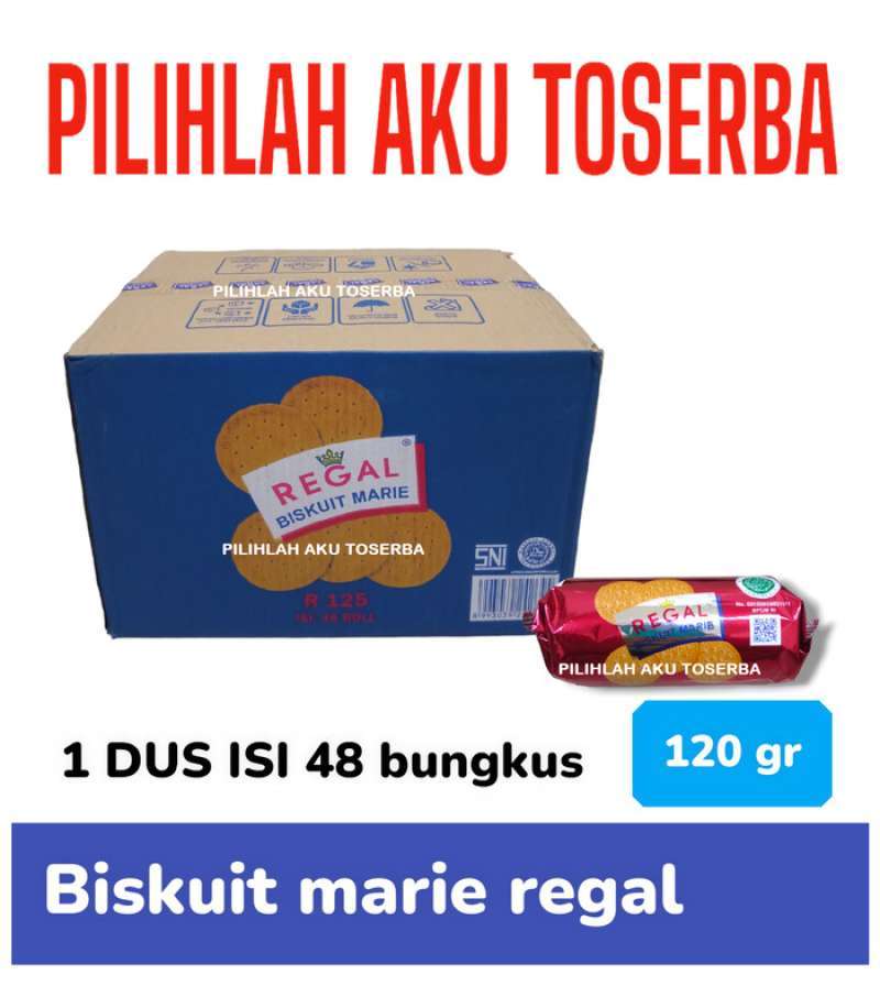 Promo Biskuit Marie Regal Roll 120 Gr - ( Harga 1 Dus Isi 48 ) Diskon ...