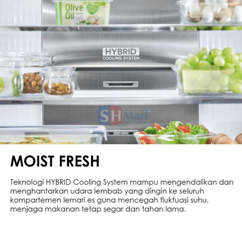 Jual Kulkas Sharp Side By Side 4 Pintu Sj-if51pgbk Sj-if51pg-cg ...