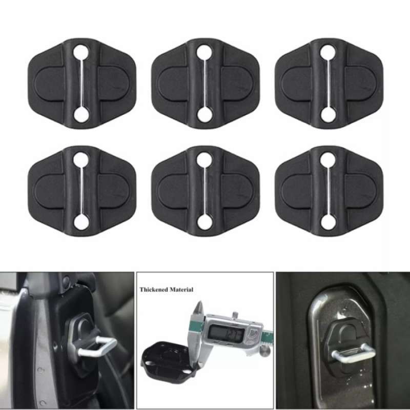 Promo Door Lock Covers Trim Jeep Wrangler Jl, Willys Diskon 16% Di ...