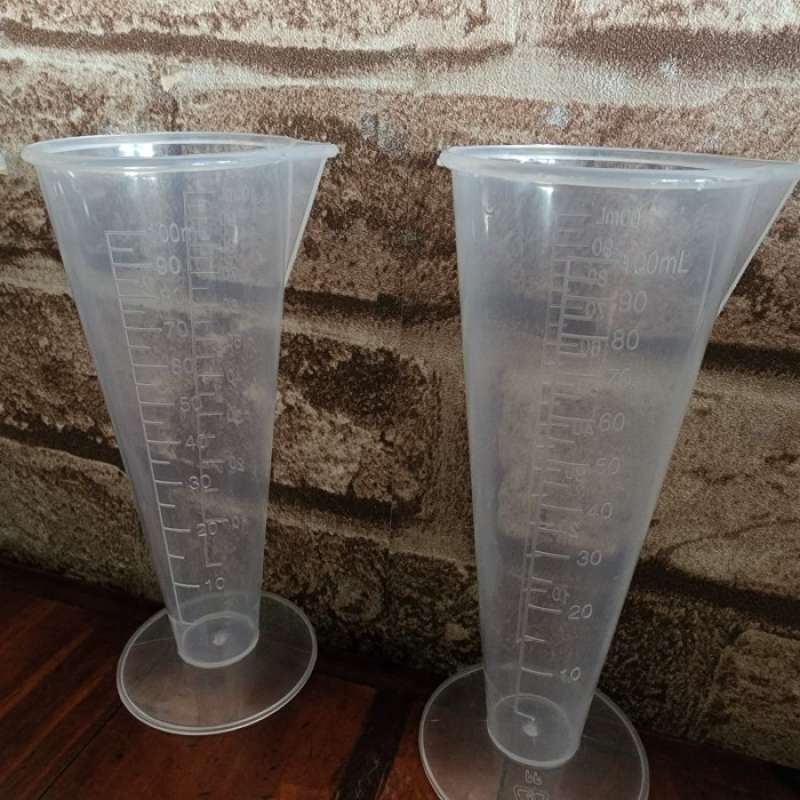 Jual Gelas Ukur Plastik/ Measuring Cup Cone 100 Ml Di Seller Cafe ...