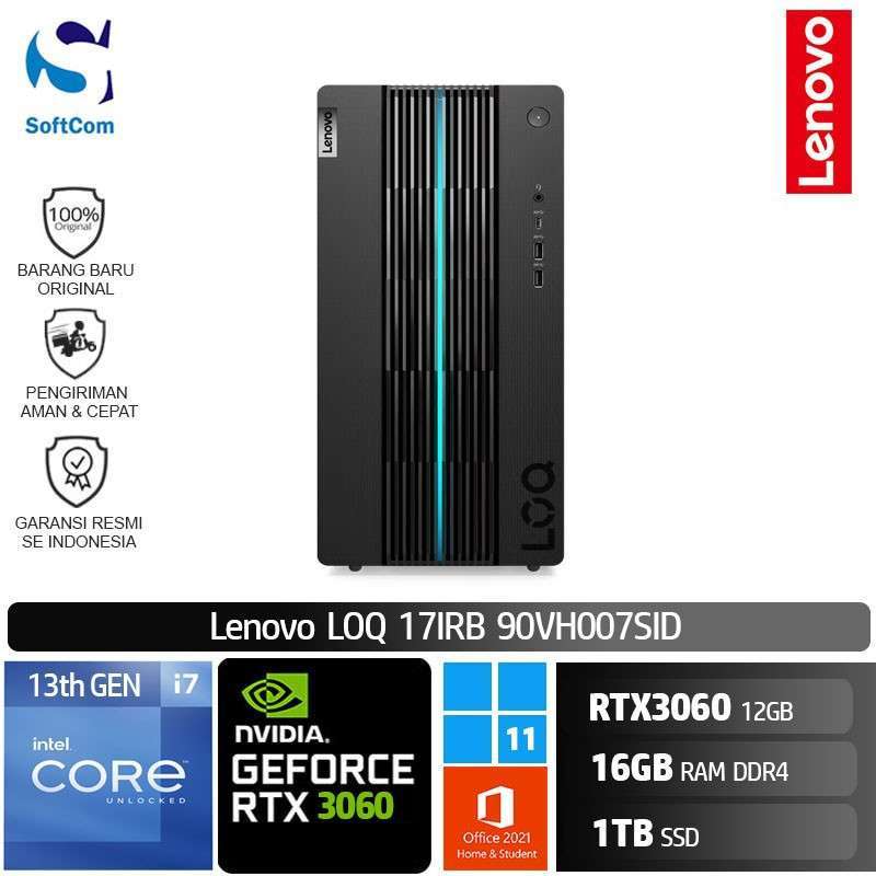 Promo Pc Lenovo Loq 7sid Desktop Pc [i7 13700f/16gb/1tb Ssd/rtx3060 ...