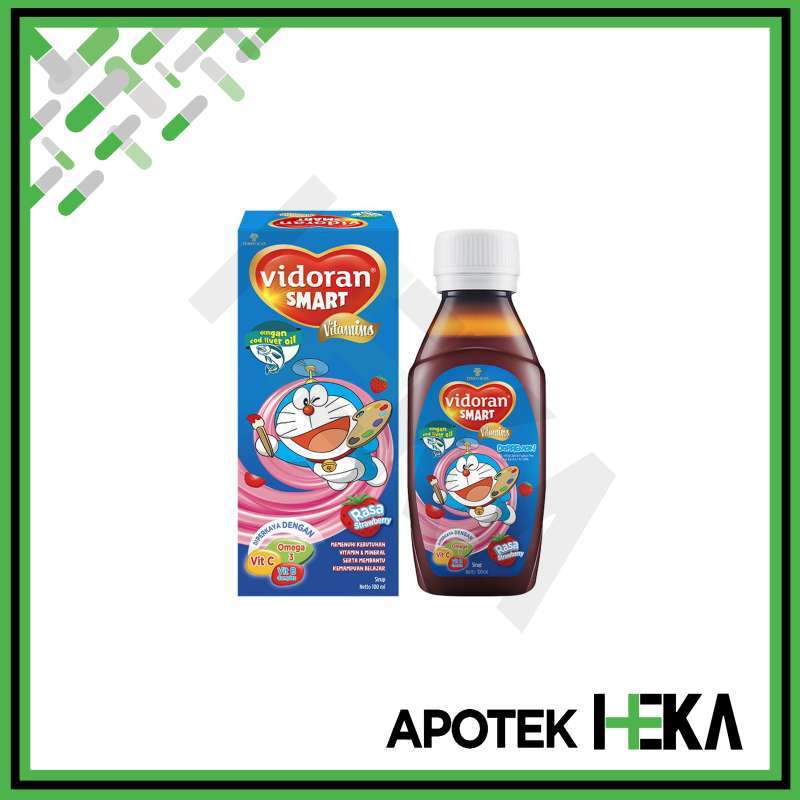 Jual Vidoran Smart Syrup 100 Ml - Sirup Suplemen Anak - Strawberry Di ...