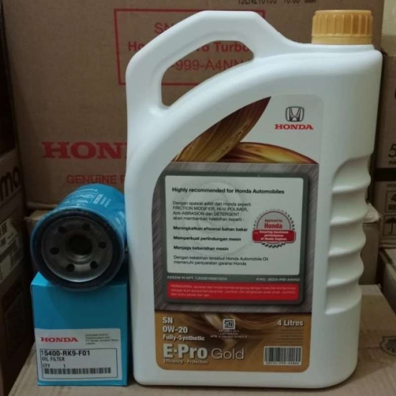 Promo Oli E - Pro Gold Sn 0w - 20 Paket Filter Oli 4liter Diskon 14% Di Seller Toplets Shop ...