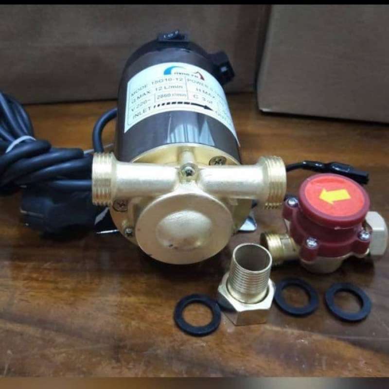 Promo Pompa Mini Booster 90 Watt Otomatis Pompa Dorong Kran Kamar Mandi ...