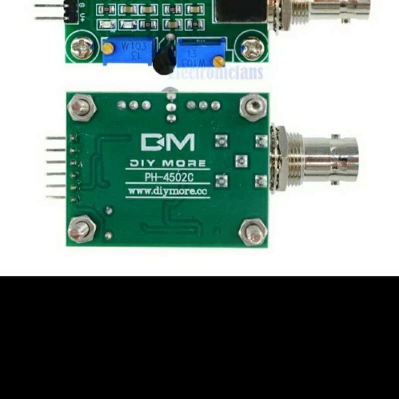 Jual Liquid Ph0-14 Value Detect Sensor Module + Ph Electrode Probe Bnc ...