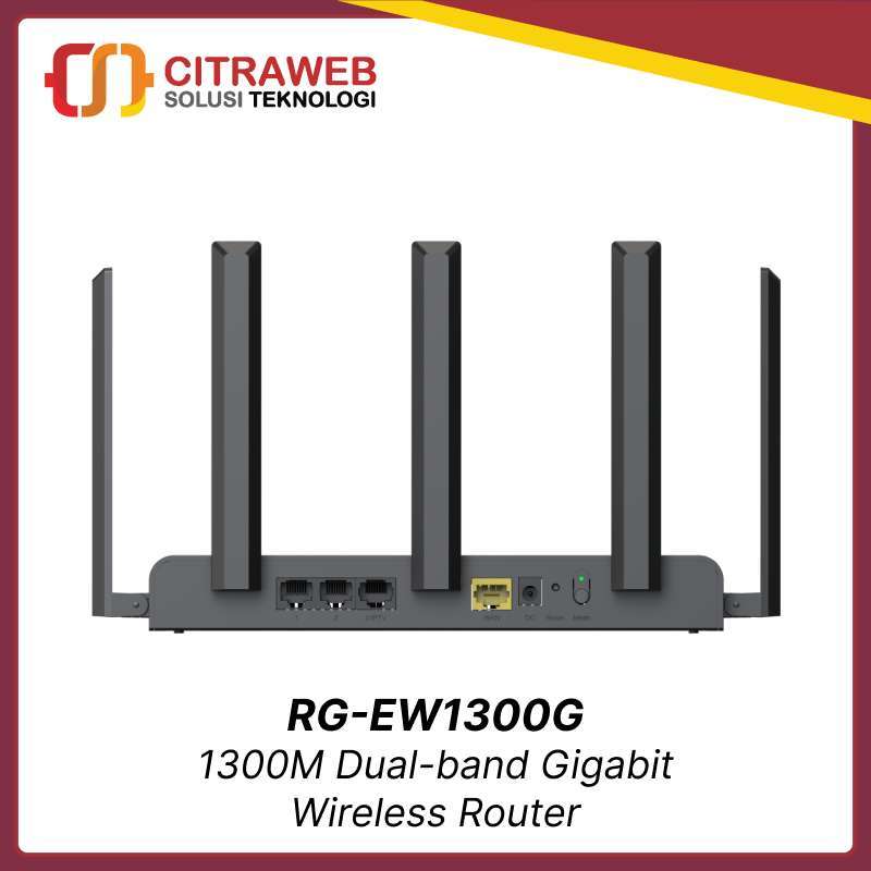 Jual Ruijie Reyee Rg-ew1300g 1300m Dual-band Gigabit Wireless Router Di ...