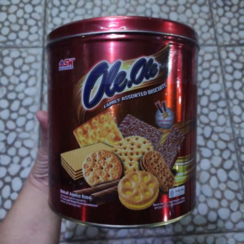 Jual Asw Foods Ole Ole Roti Kaleng Biskuit Aneka Rasa 250gr Di Seller ...