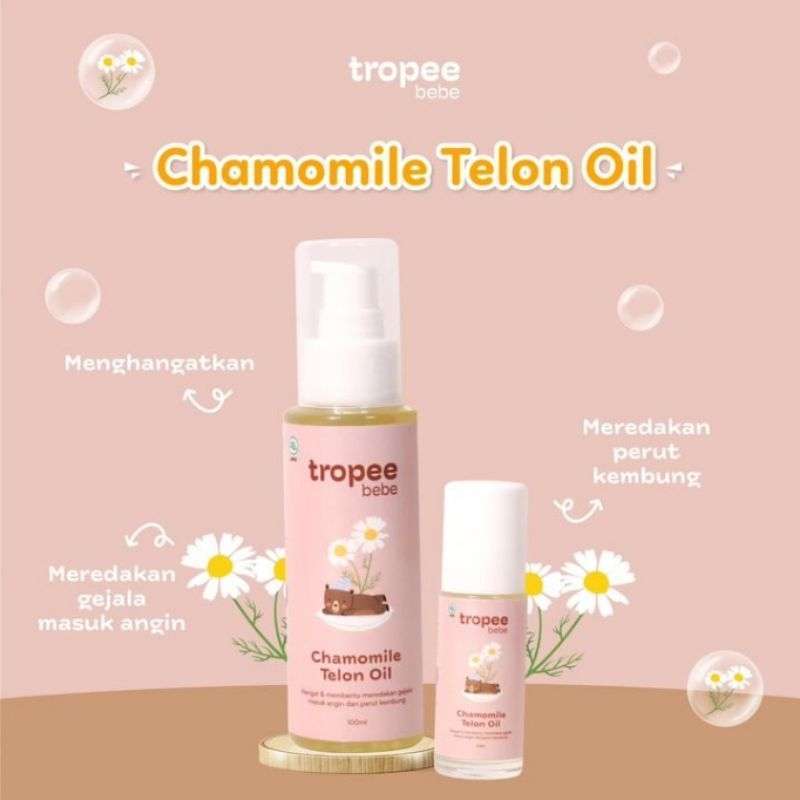 Jual Tropee Bebe - Telon Oil - Minyak Telon 100ml 30ml Roll On / Minyak Telon Aromatik Anak Di ...