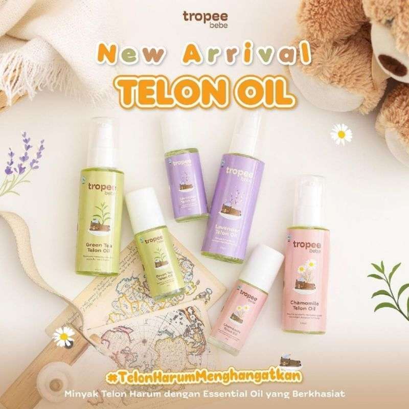 Jual Tropee Bebe - Telon Oil - Minyak Telon 100ml 30ml Roll On / Minyak Telon Aromatik Anak ...