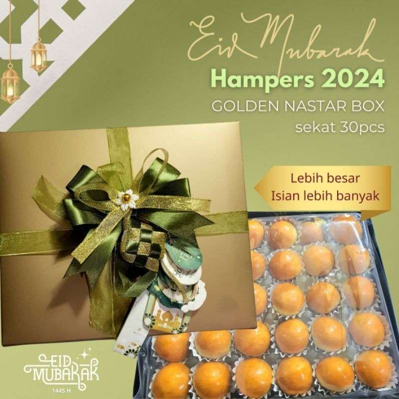Jual Hampers Golden Nastar Premium Box Sekat 30 Lebaran Eid Idul Fitri | Imlek | Lunar Cny 2024 ...
