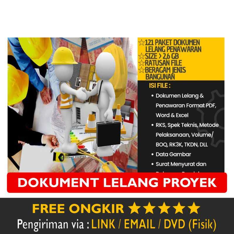 Promo File Dokumen Penawaran Lelang Proyek Konstruksi Document Project ...