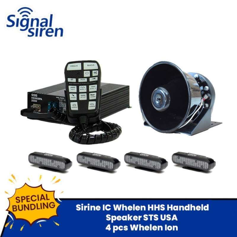 Jual Sirine Ic Whelen Hhs Handheld + Speaker Sts Usa - Whelen Ion Blue ...