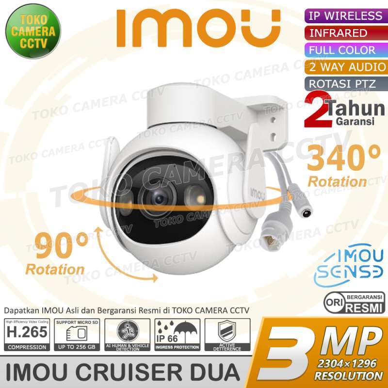 Jual Kamera Cctv Wifi Smart Ip Camera Imou 3mp 2k Ptz Audio Outdoor ...