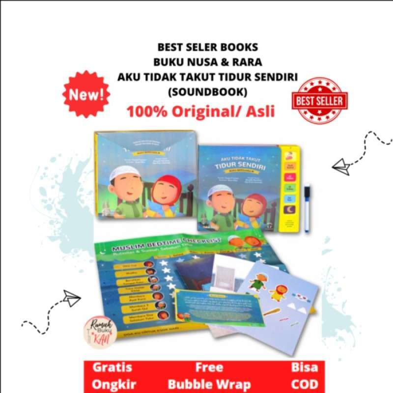 Promo Buku Nusa & Rara Aku Tidak Takut Tidur Sendiri Original Book ... Promo Buku Nusa & Rara Aku Tidak Takut Tidur Sendiri Original Book ...