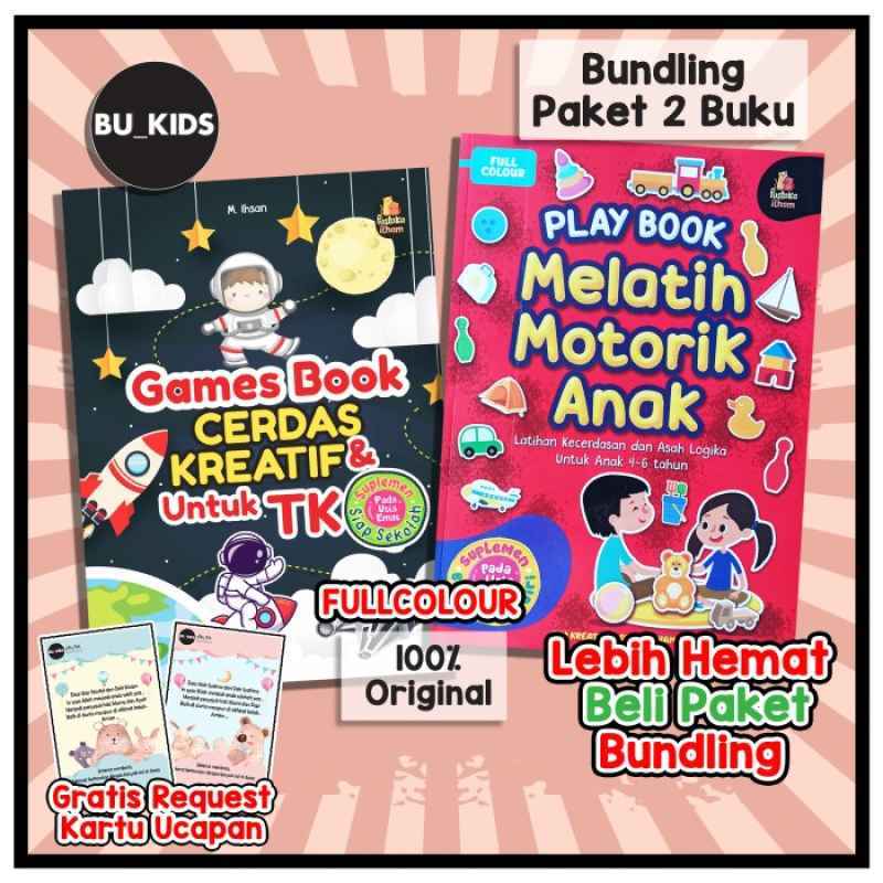 Promo Buku Anak Tk & Paud ; Games Book Cerdas & Kreatif Untuk Tk ...