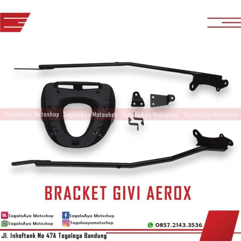 Promo Bracket Box Motor Yamaha Aerox 155 Srv Original Givi Diskon 23% ...