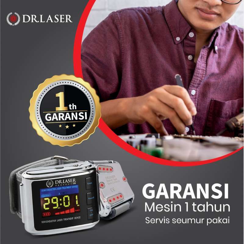 Promo Dr Laser Perfect 10 Jam Tangan Terapi Kesehatan Jantung ,hipertensi Stroke Tangan Dan Kaki ...