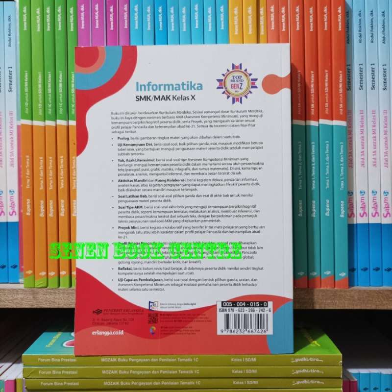 Promo Buku Informatika Bisnis Kelas 1/x 10 Smk Erlangga Kurikulum Merdeka Diskon 28% Di Seller ...