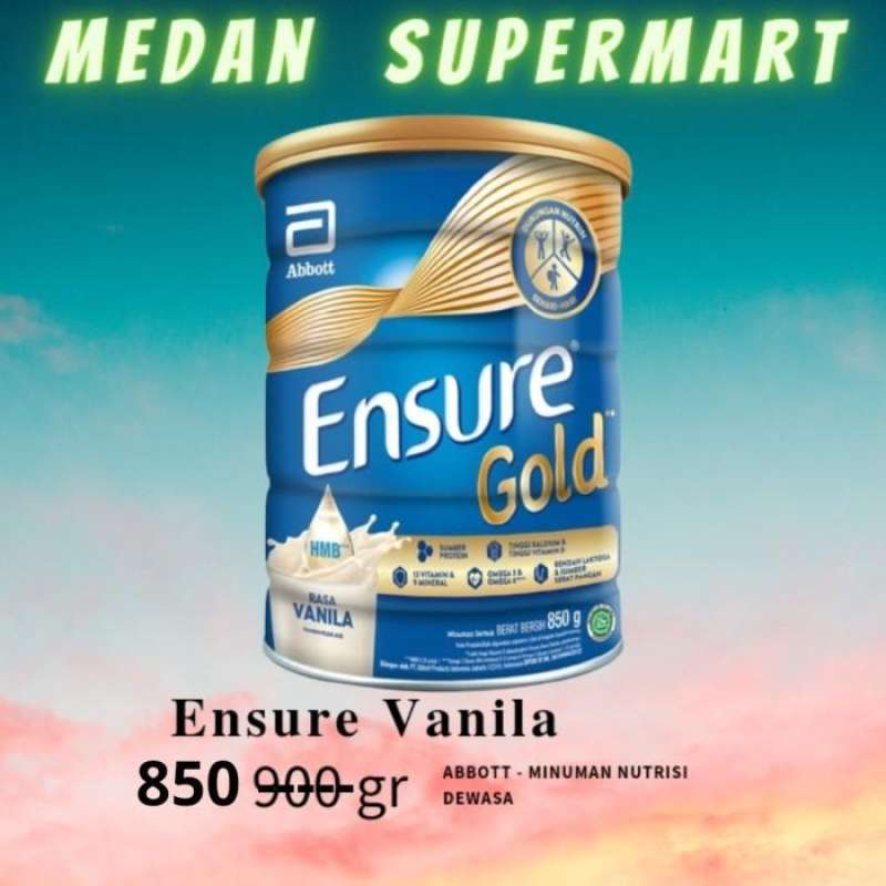 Jual Sale Abbott Ensure Vanila / Cokelat Gold 850 Gr Vanilla Coklat Dewasa Di Seller Medan ...