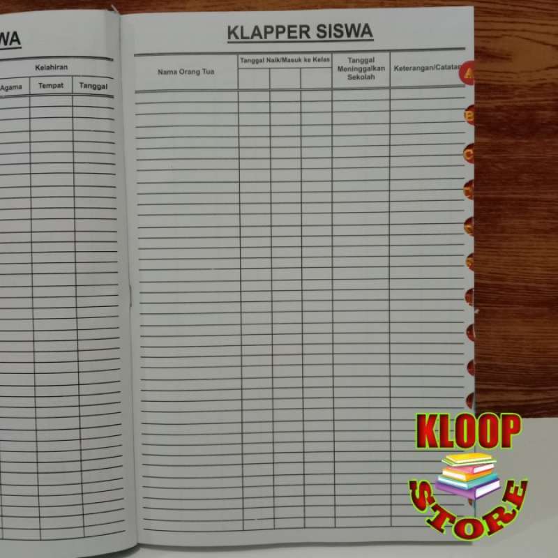 Promo Buku Klapper Siswa Untuk Smp, Sma,smk (packing Bubble Wrap ...