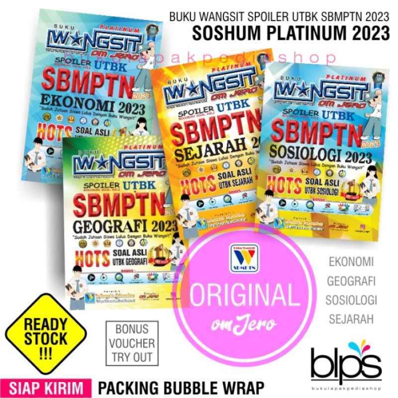 Promo Buku Wangsit Utbk Sbmptn 2023 / Soshum Platinum Diskon 28% Di ...