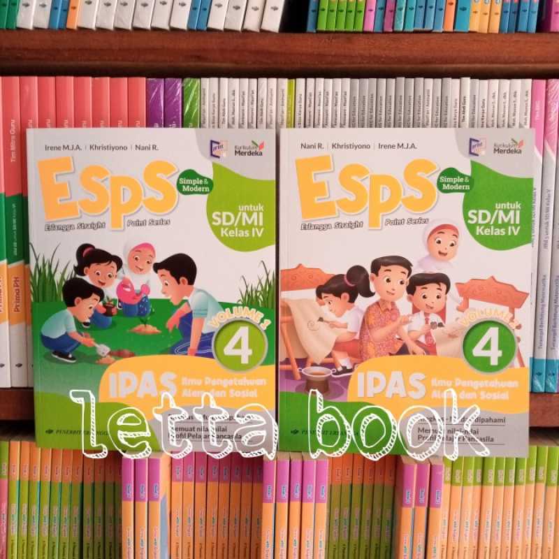 Promo Buku Esps Ipas 4 Volume 1-2 Untuk Sd/mi Kelas 4 Kurikulum Merdeka Diskon 29% Di Seller ...