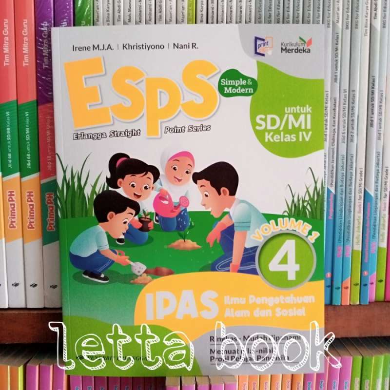 Promo Buku Esps Ipas 4 Volume 1-2 Untuk Sd/mi Kelas 4 Kurikulum Merdeka Diskon 29% Di Seller ...