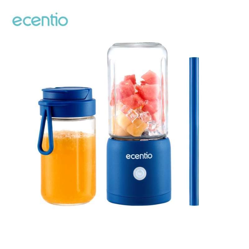 Jual Ecentio Blender Juicer Portable Mini Juicer Glass Dual-cup Blender ...