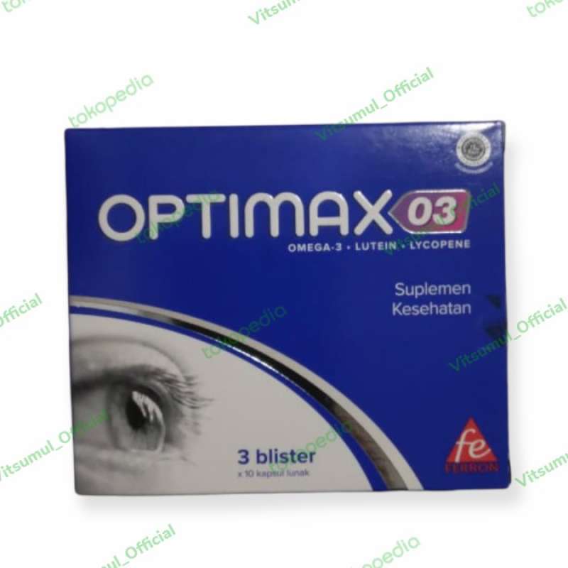 Promo Optimax O3 @ 30 Kapsul | Optimax 03 | Optimax Omega 3 | Vitamin Mata Diskon 33% Di Seller ...