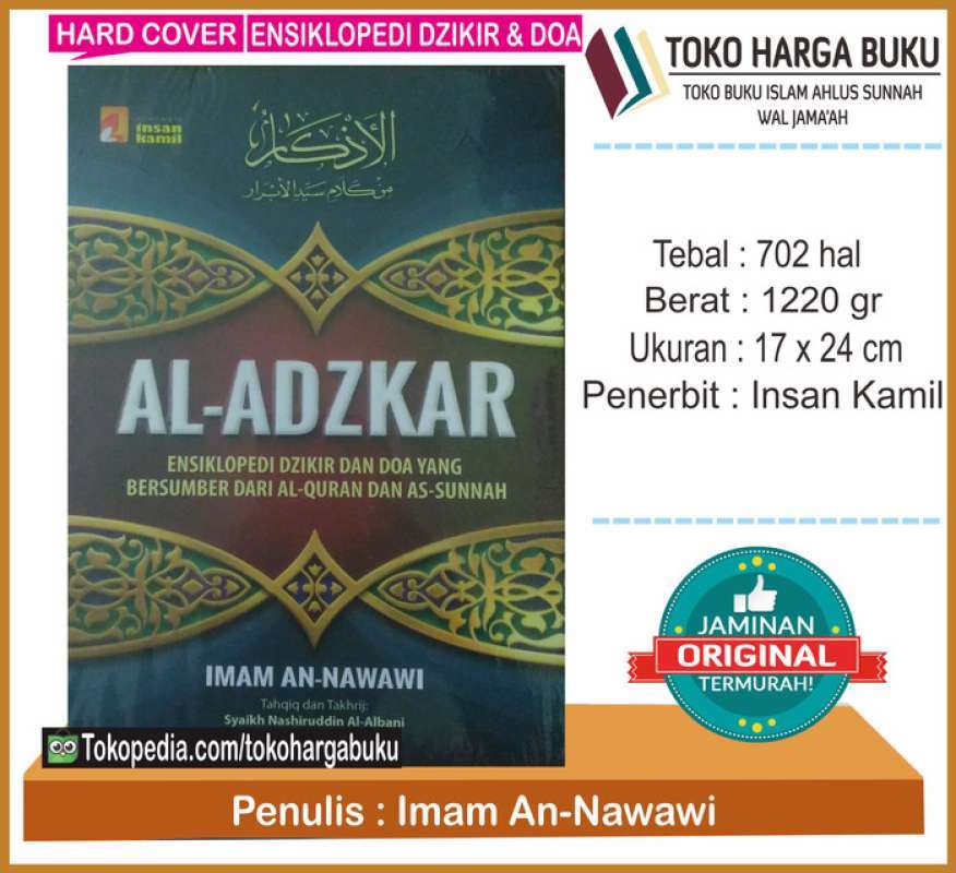 Promo Al-adzkar Ensiklopedi Dzikir Dan Doa Diskon 28% Di Seller Huka Shop - Kebon Jeruk, Kota ...
