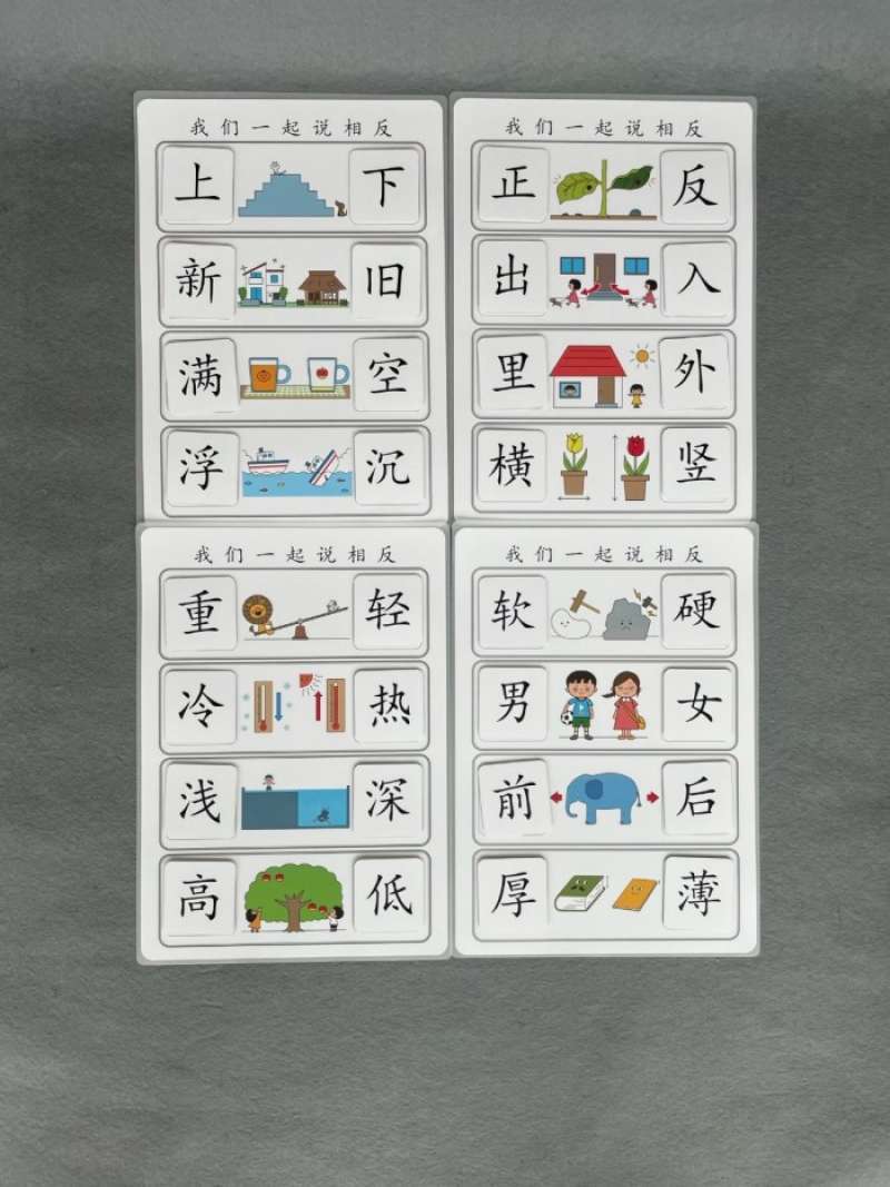 Promo Chinese Opposite Words Set / Chinese Learning/ Edukasi Anak ...