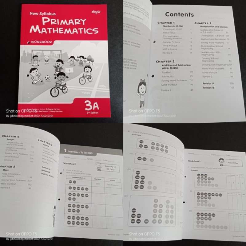 Promo Buku Primary Mathematics Shinglee New Syllabus 1a-6b (pilihan Per ...