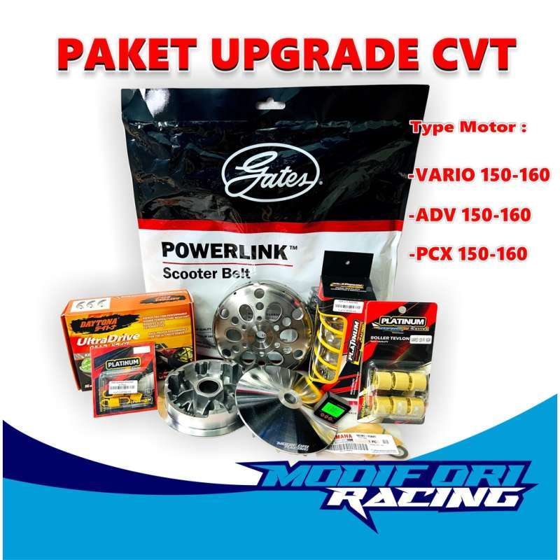 Jual Paket Upgrade Cvt Pcx-adv-vario Kirian Racing Bubut Pcx 160-150 ...