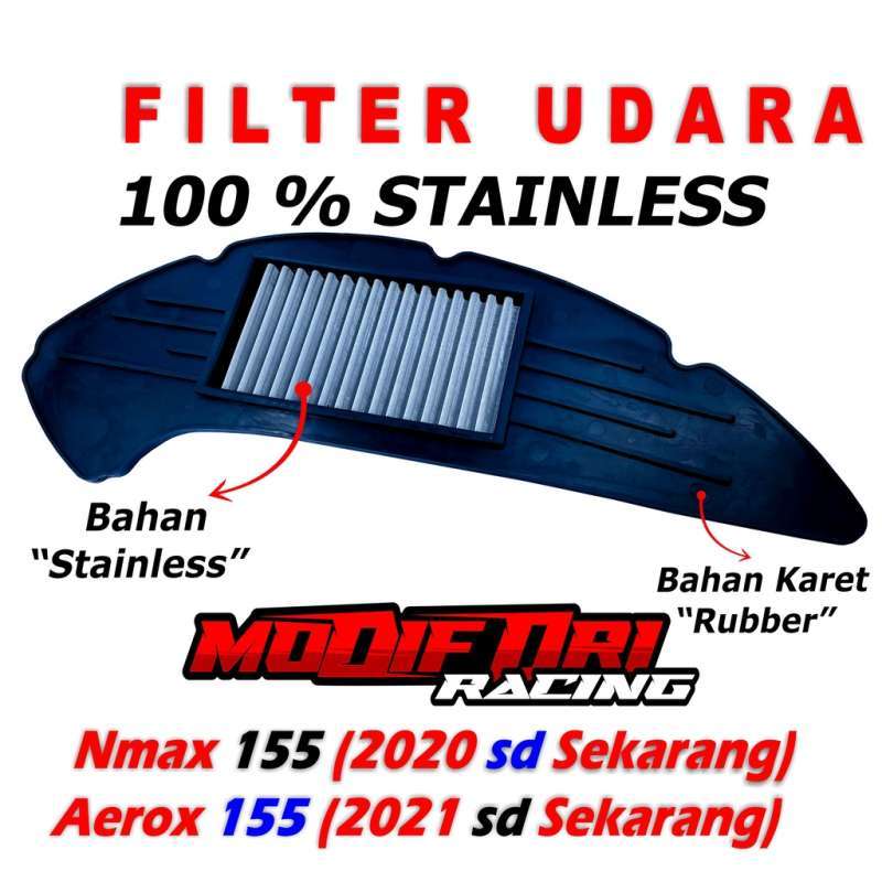 Jual Filter Udara Nmax Stainles Filter Udara Motor Nmax 2020-sekarang ...