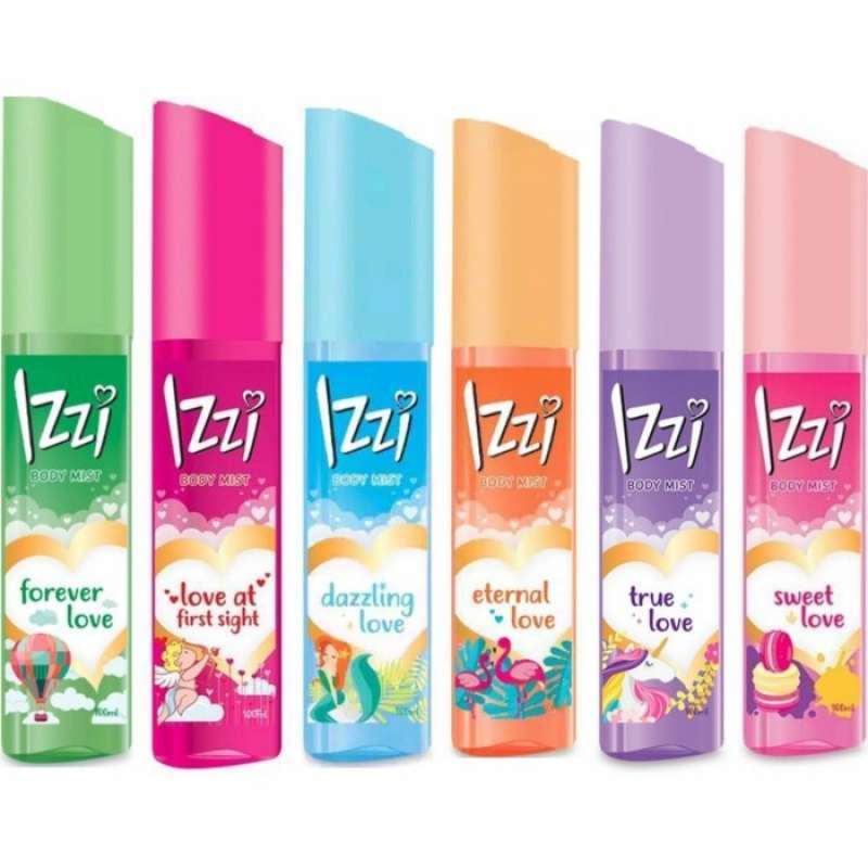 Jual Izzi Body Mist 100ml - Parfum Izzi Botol - Sweet Love - Pink Di ...