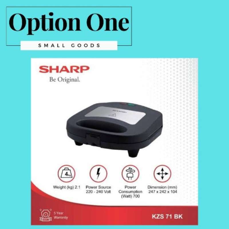 Jual Sharp Sandwich Toaster Kzs 71 Bk Multiplate Di Seller Noelle ...