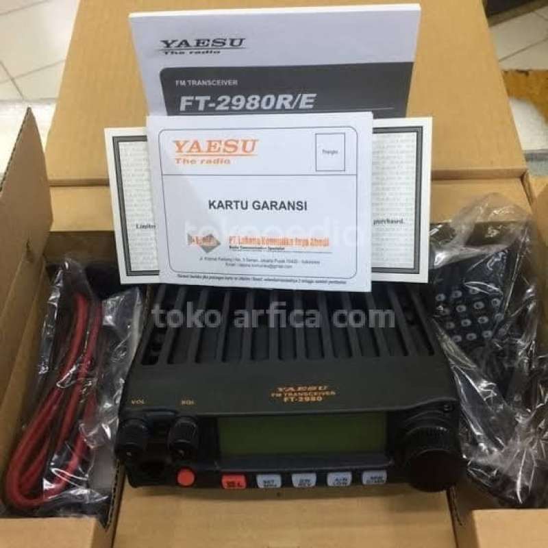 Jual Rig Yaesu Ft-2980 / Ft-2980 R / Ft2980r / Ft2980 R Vhf 136-174mhz Ori Di Seller Noelle ...