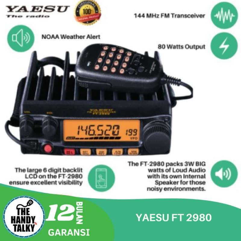 Jual Yaesu Ft-2980 Di Seller Noelle - Cengkareng Timur, Kota Jakarta Barat | Blibli